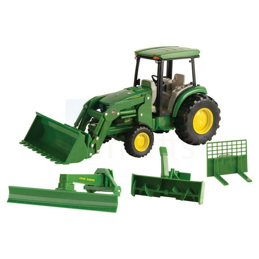 1:16 Big Farm John Deere 4066R Utility Tractors with Front Loader, Rear ...