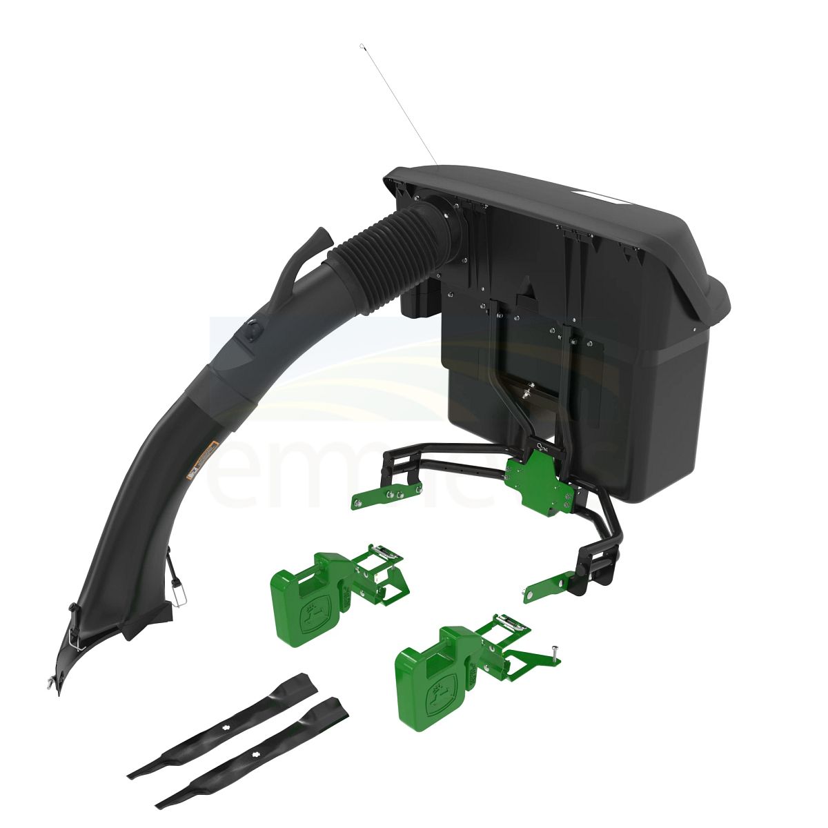 Material Collection Hopper Assembly 2 Bag 6.5 Bushel for Z235 BM24286 ...