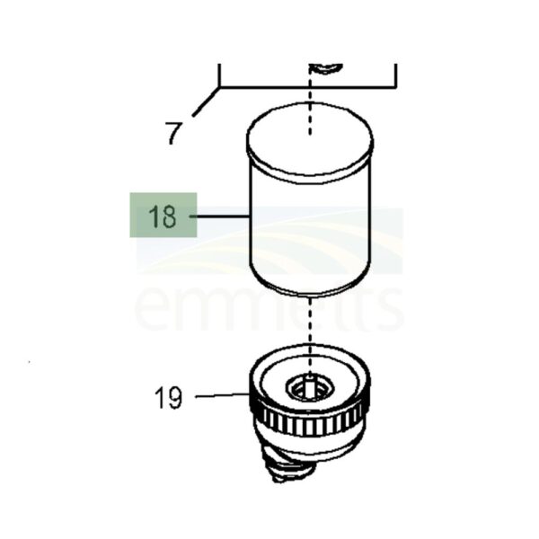 FUEL FILTER RE509208 - Emmetts Shop