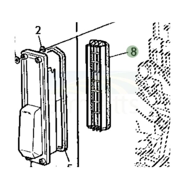 Cab Fresh Air Filter AL225554 - Emmetts Shop