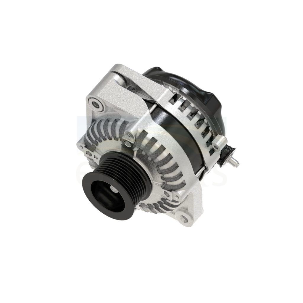 Internal Fan Open Frame Alternator with Regulator 12 Volts, 150 Amp ...