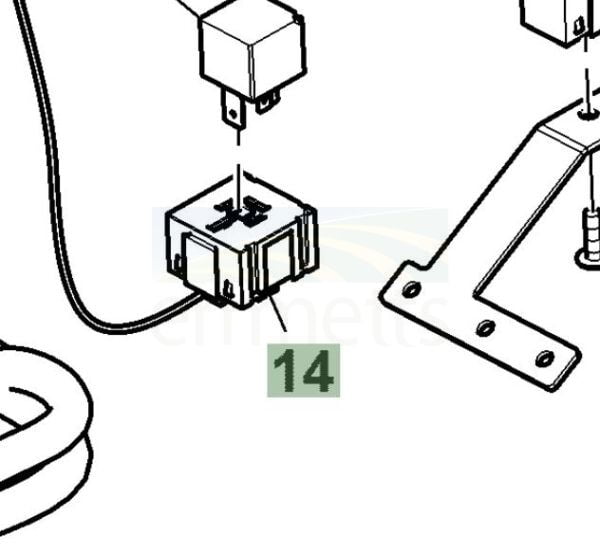 Elec. Connector Terminal 57M8938 - Emmetts Shop
