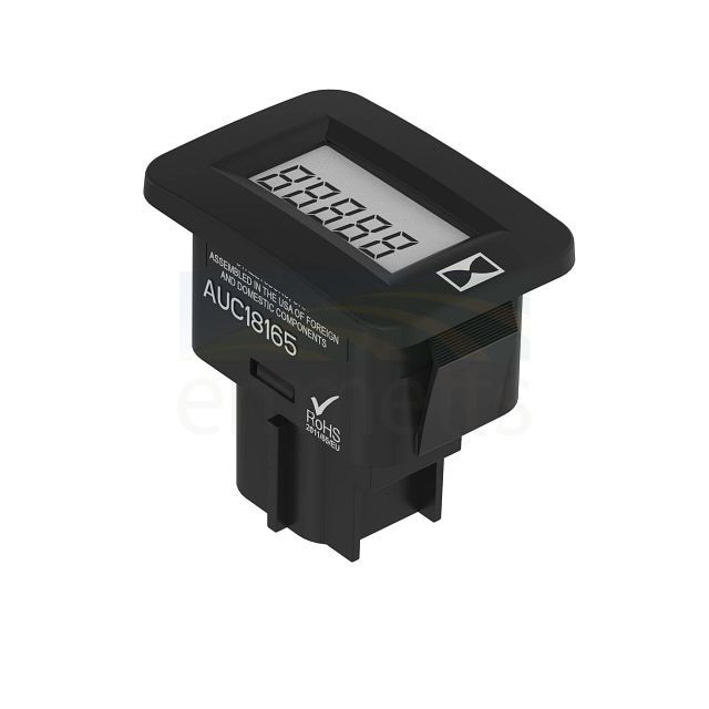 Rectangular Case Hour Meter Gauge AUC18165 - Emmetts Shop