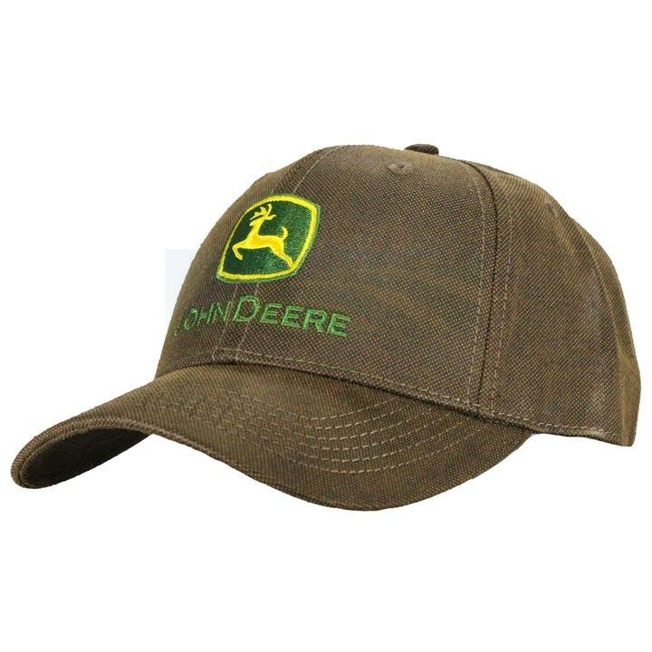 John Deere Heather Brown Oil Skin Cotton Cap 13080808BW00 - Emmetts Shop