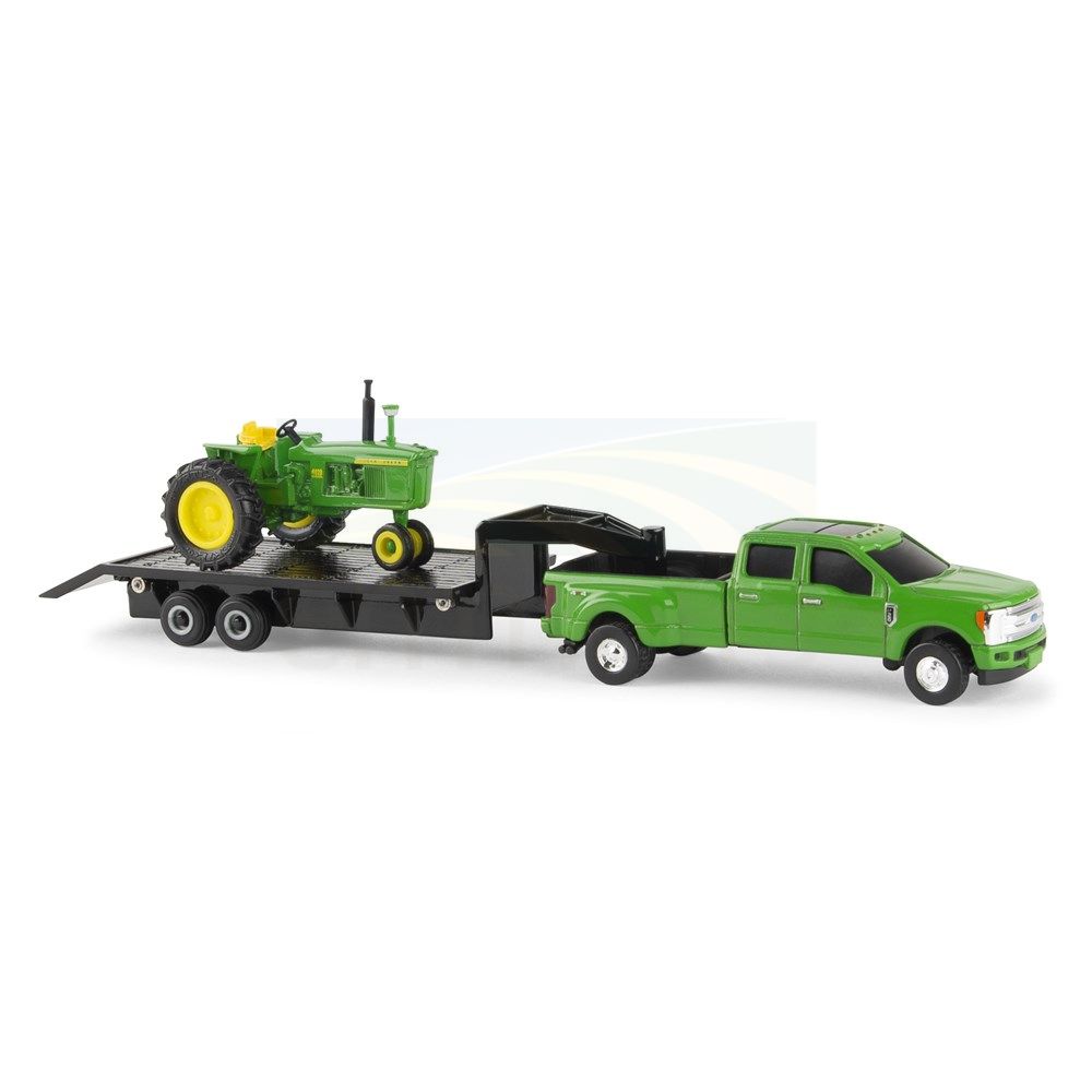 Toy john deere tractor with trailer store