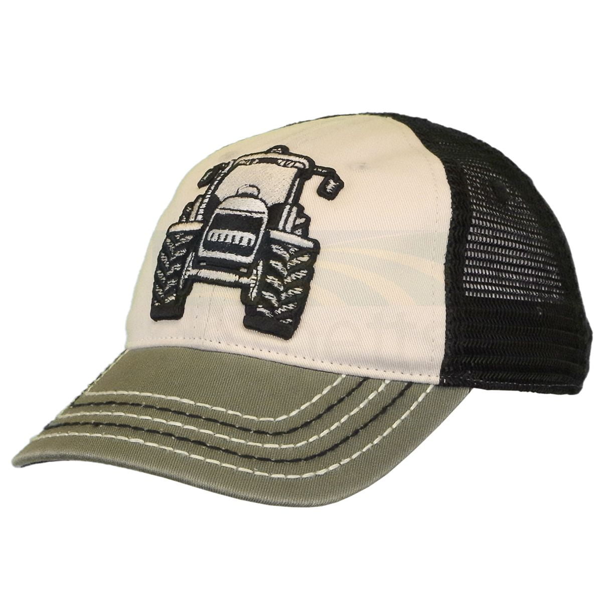 John Deere Kids Tractor Cap with Olive Peak & Black Mesh D53080577OV00 ...
