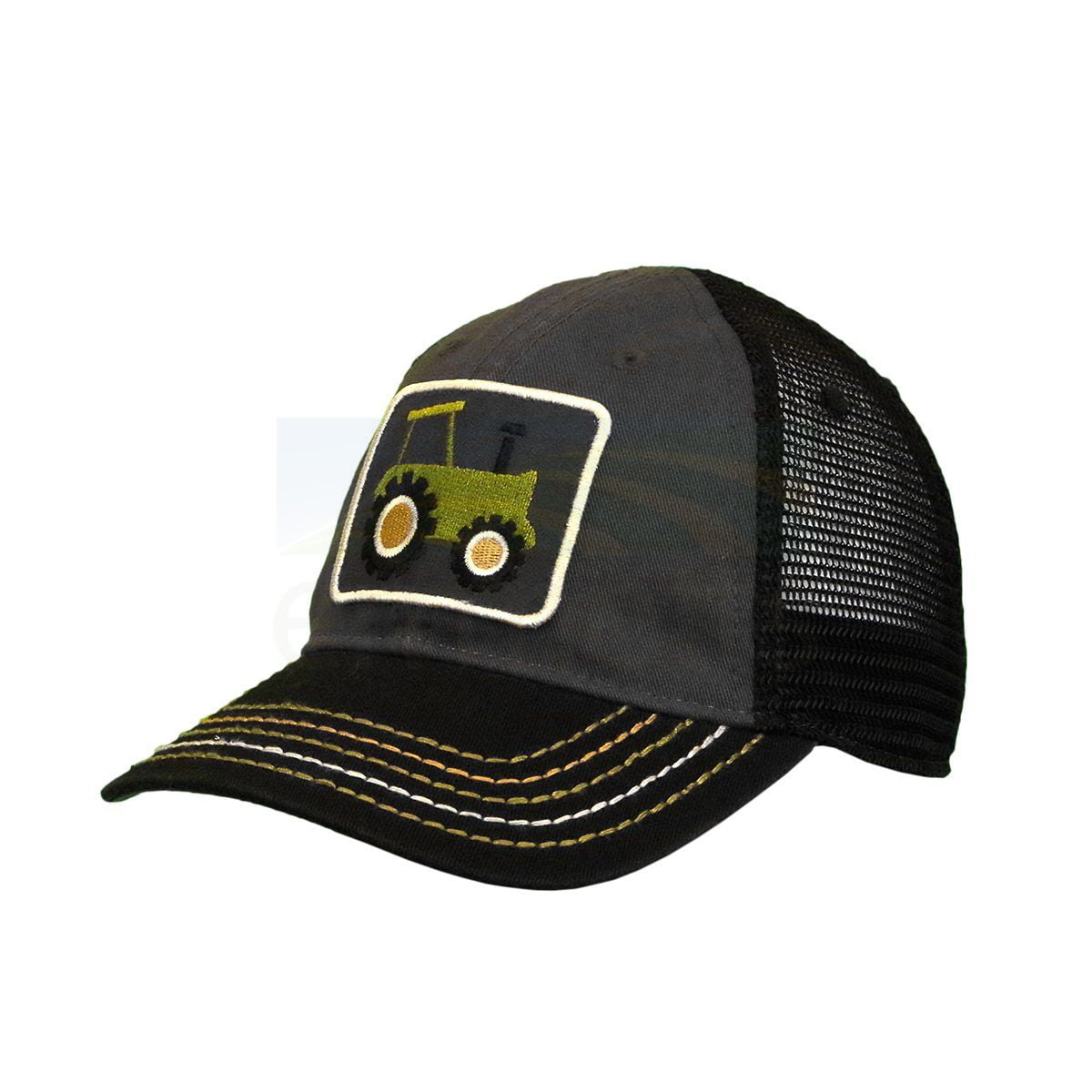 John Deere Kids Charcoal & Black Tractor Patch Cap D53084420BK00 ...