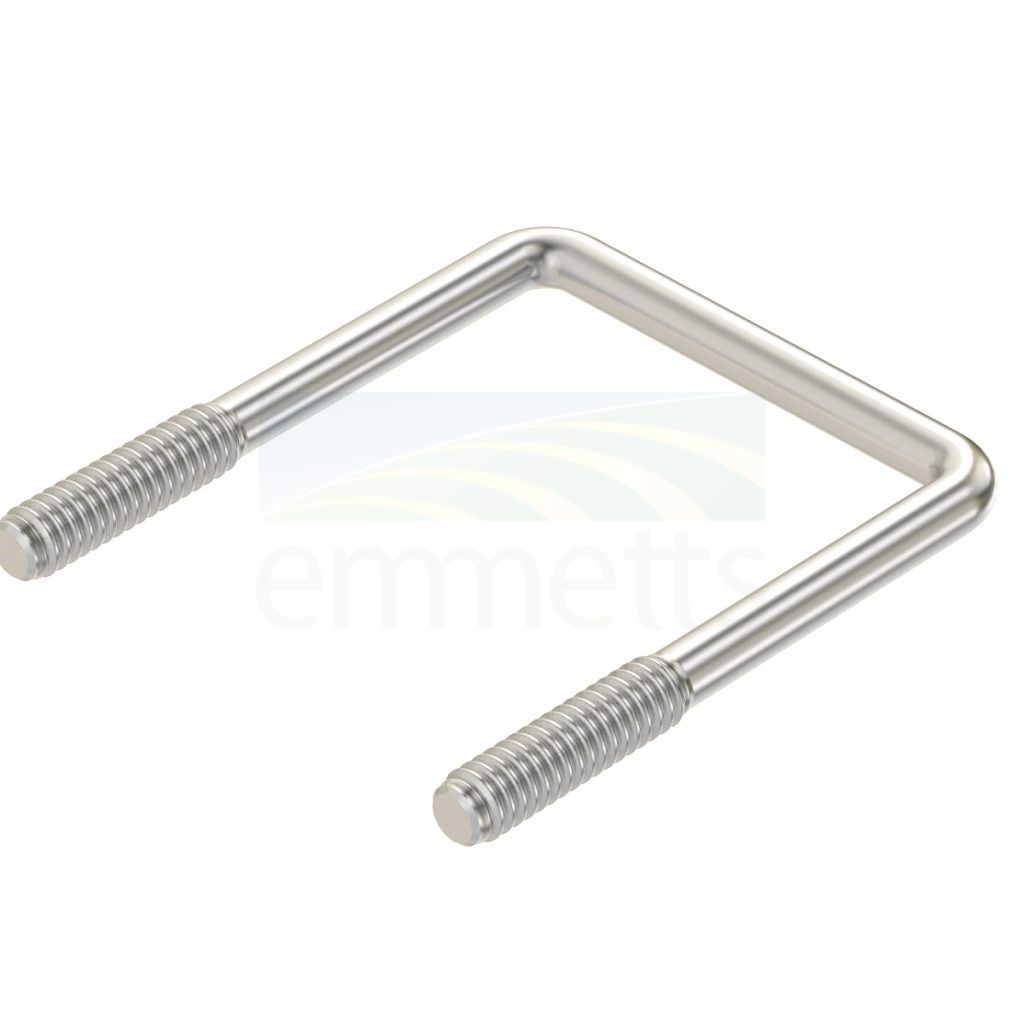 Rectangular Shape U-Bolt, M6 X 67 LVU24924 - Emmetts Shop