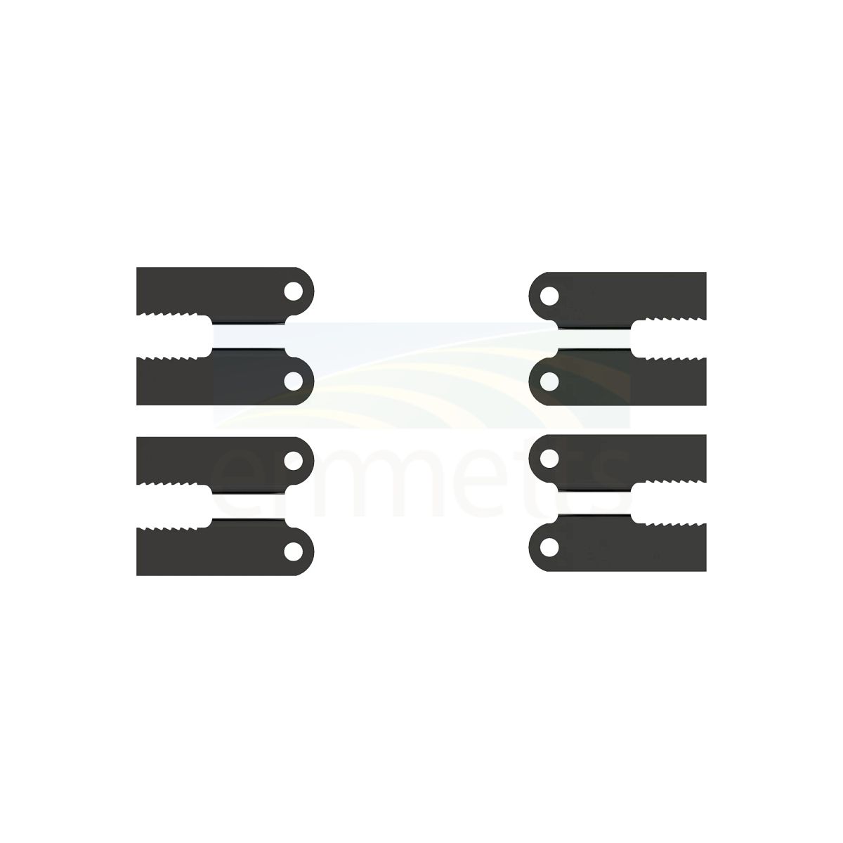 Chopper Rotor Serrated Knife Kit (8 Wing Blades) KXE10363 - Emmetts Shop